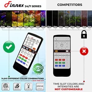 Finnex Planted+ 24/7 LED KLC Aquarium LED Light, Controllable Full Spectrum Fish Tank Light, 24 Inch