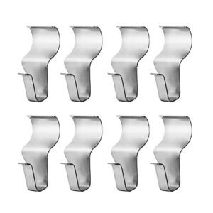 no-hole needed vinyl siding hooks hangers for hanging 8 pack, heavy duty light mailbox planter hanger 8 pack