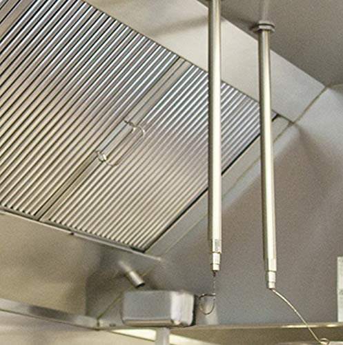 Commercial Kitchen Restaurant Duty Canopy Hood Grease Cup- Removable Keyhole Mount 4” Deep (Large Capacity Grease Cup)