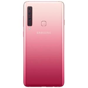 SAMSUNG Galaxy A9 2018 (128GB, 6GB RAM) 6.3" Display, Quad Camera, 4G LTE Dual SIM GSM Factory Unlocked, International Version - No Warranty (Bubblegum Pink)