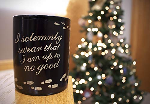 Morphing Mugs Harry Potter - Marauders Map - I Solemnly Swear – 16 oz Large Ceramic Heat Sensitive Clue Mug – Full image revealed when HOT liquid is added