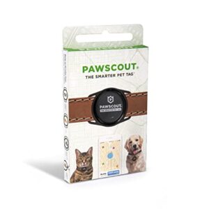 pawscout smarter pet tag (version 2.5) for cats & dogs, nearby bluetooth pet tracking (not gps), community pet finder, walk diary, outdoor virtual pet leashes, digital medical profiles