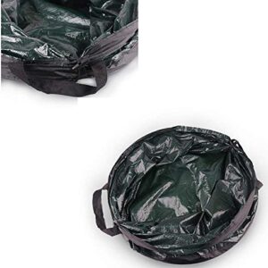 Pop Up Bin Collapsible Organizer Leaf Bag Trash Can 20-Gallon Portable Hanging Folding Organizer Camping Outdoor Garden & Ebook