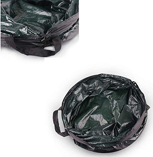 Pop Up Bin Collapsible Organizer Leaf Bag Trash Can 20-Gallon Portable Hanging Folding Organizer Camping Outdoor Garden & Ebook