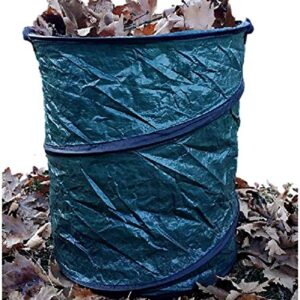 Pop Up Bin Collapsible Organizer Leaf Bag Trash Can 20-Gallon Portable Hanging Folding Organizer Camping Outdoor Garden & Ebook