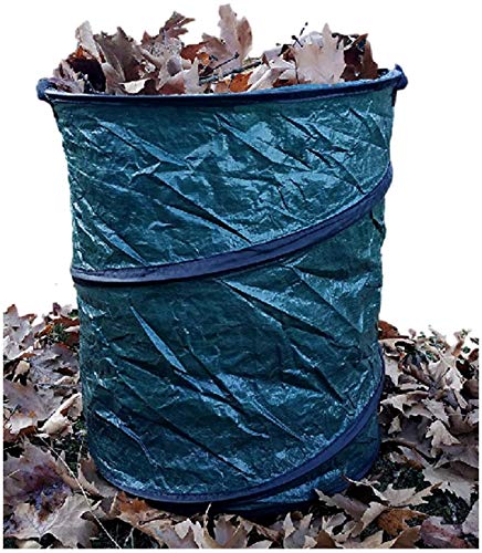 Pop Up Bin Collapsible Organizer Leaf Bag Trash Can 20-Gallon Portable Hanging Folding Organizer Camping Outdoor Garden & Ebook