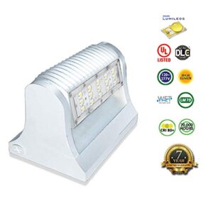 Westgate Rotatable LED Wall Packs 360 Degrees- White Finish - Outdoor Lights Parking Overhead Entrance Yard - Waterproof IP65 - UL Listed - High Lumen 120-277V (40W 3000K Warm White)