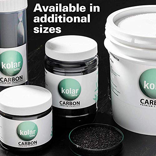 Kolar Labs – Premium Catalytic Activated Carbon – 454g (1lb), Chlorine, Chloramine and Hydrogen Sulfide Removal for Tap Water, Reverse Osmosis Filtration Systems and Aquariums