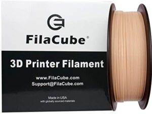 skin/flesh pla 3d printer 1.75mm filament 1kg - filacube pla 2 light skin color tone 1.75 mm 1 kg 3d printing plastic filament supply for human organ model body girl toy epidermis [made in usa]