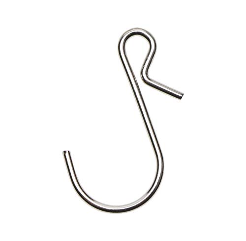 Mini Skater 30 Pcs 1.5 inch Length S Shaped Hanging Hooks Metal Small Silver Hangers with Storage Box for Home Kitchen Bedroom Office Christmas Tree Decorations