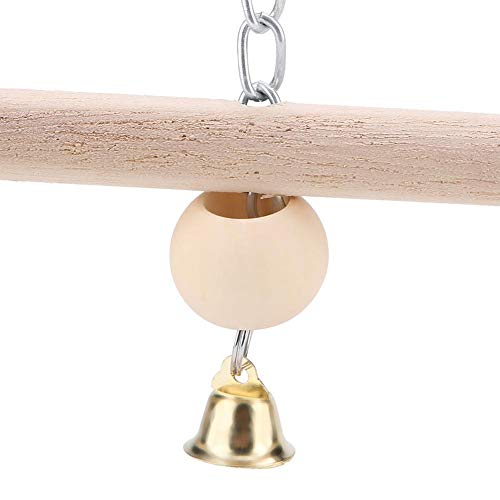 Bird Wooden Climbing Toys, Pet Parrot Toy Wooden Climbing Swing Ladder for Birds Hamster