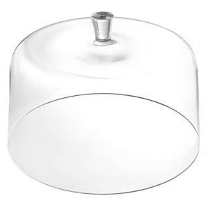 Barski - Euorpean Quality Glass - Extra Large Glass - Clear - Cake Dome - 11.5" Diameter - Made in Europe