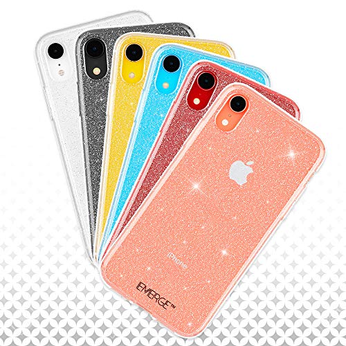 EMERGE SHIMMER iPhone XR Glitter Cell Phone Case - Sparkle Effect Clear