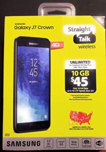 straight talk samsung galaxy j7 crown prepaid smartphone