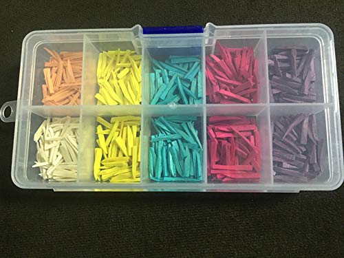 Smiledt 600pcs/Box Mixed Dental Fixing Wood Wooden Wedges for Dental Restoration for Matrices