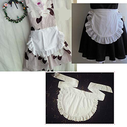 MAYSONG Victorian Women's Maid Cosplay Apron French Housekeeper Apron