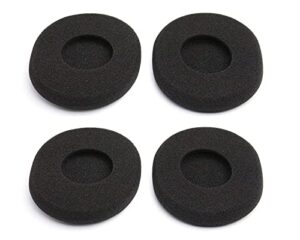 rhinenet replacement earpad ear pads cushion sponge foam covers compatible for logitech h800 wireless headphones headset original soft comfortable foams durable flexible noise isolation 4pcs black