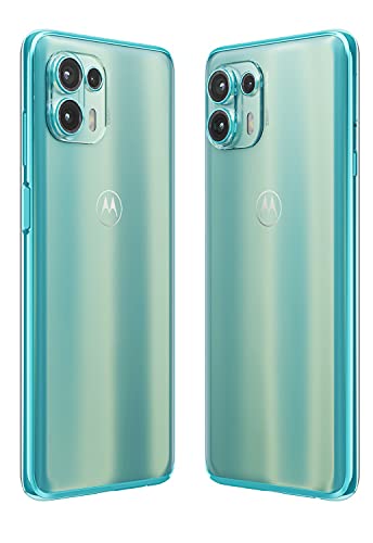 Motorola Edge 20 Lite (128GB, 6GB) 6.7" 90Hz OLED, Dual SIM (Euro 5G / Global 4G LTE) GSM Unlocked (T-Mobile, AT&T, Metro) International Model XT2139-1 (Lagoon Green)