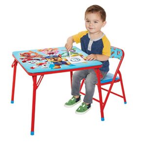 paw patrol jr. activity table set with 1 chair