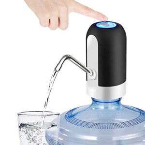 5 gallon water bottle dispenser, usb charging water bottle pump, portable water dispenser pump for camping