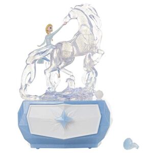 Frozen 2 Elsa & Nok Spirit Animal Horse Jewelry Box with Lights & Sounds! Accessory Ring Included - Perfect for Any Elsa Fan! for Girls Ages 3+