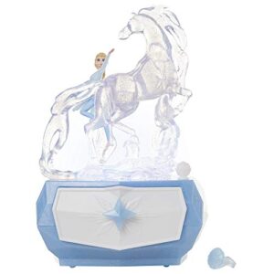 Frozen 2 Elsa & Nok Spirit Animal Horse Jewelry Box with Lights & Sounds! Accessory Ring Included - Perfect for Any Elsa Fan! for Girls Ages 3+