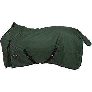 jpc basics 1200d watrproof poly turnout blanket green/hunter 69