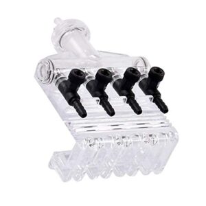 comok 4-way aquarium air check flow control swtich gang valve