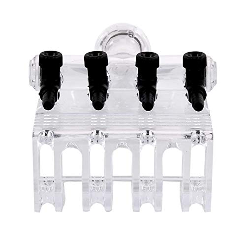 COMOK 4-Way Aquarium Air Check Flow Control Swtich Gang Valve