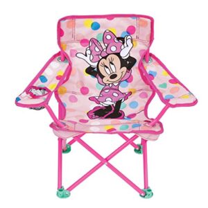 minnie mouse kids camp chair foldable chair with carry bag