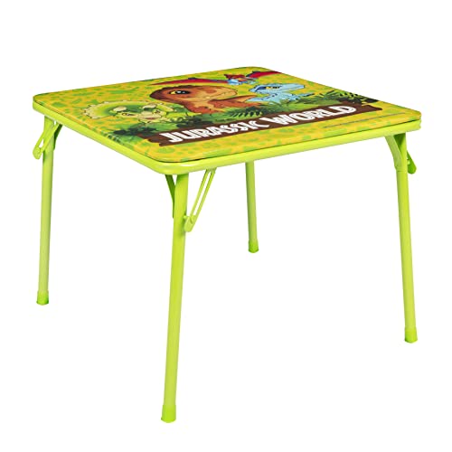 Jurassic World Table & Chair Set Kids Table, 20" L x 20" W x 16.4" H