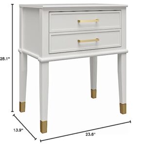 CosmoLiving Westerleigh End Table, White