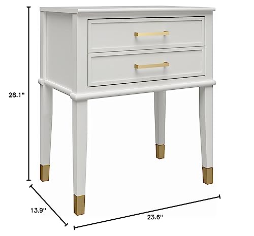 CosmoLiving Westerleigh End Table, White