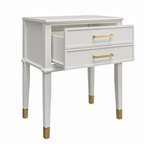 CosmoLiving Westerleigh End Table, White