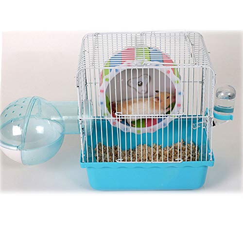 Oncpcare Hamster Exercise Toys Hamster Running Exercise Wheel Hamster Silent Spinner Accessories Adorable Hamster Cage Attachment Options Suits Little Gerbil, Chinchilla