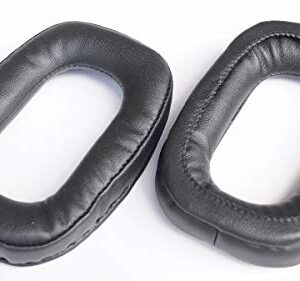 V-MOTA Earpads Compatible with Beyerdynamic DT100 DT109 DT150 DT190 DT-100 DT-109 DT-150 DT-190 Headset 1 Pair (Leather Cover) Cushion Leather Cover Repair Parts