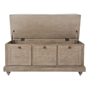 OSP Home Furnishings Dover Bench Antique Grey