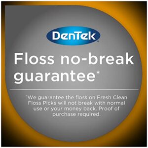 DenTek Fresh Clean Floss Picks, For Extra Tight Teeth, 75 Count, 3 Pack