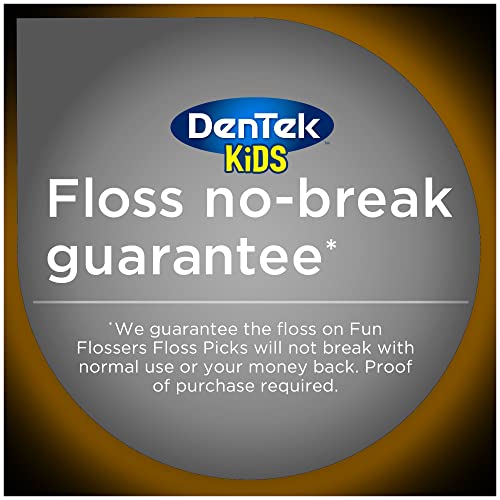 DenTek Kids Fun Flossers, Limited Edition Monster Flossers, 75 Count (Pack of 3)(Packaging May Vary)