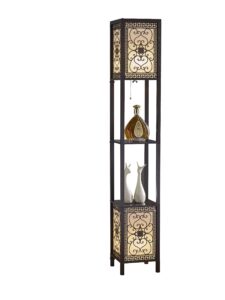 artiva usa "infinity heart 2-light shelf floor lamp