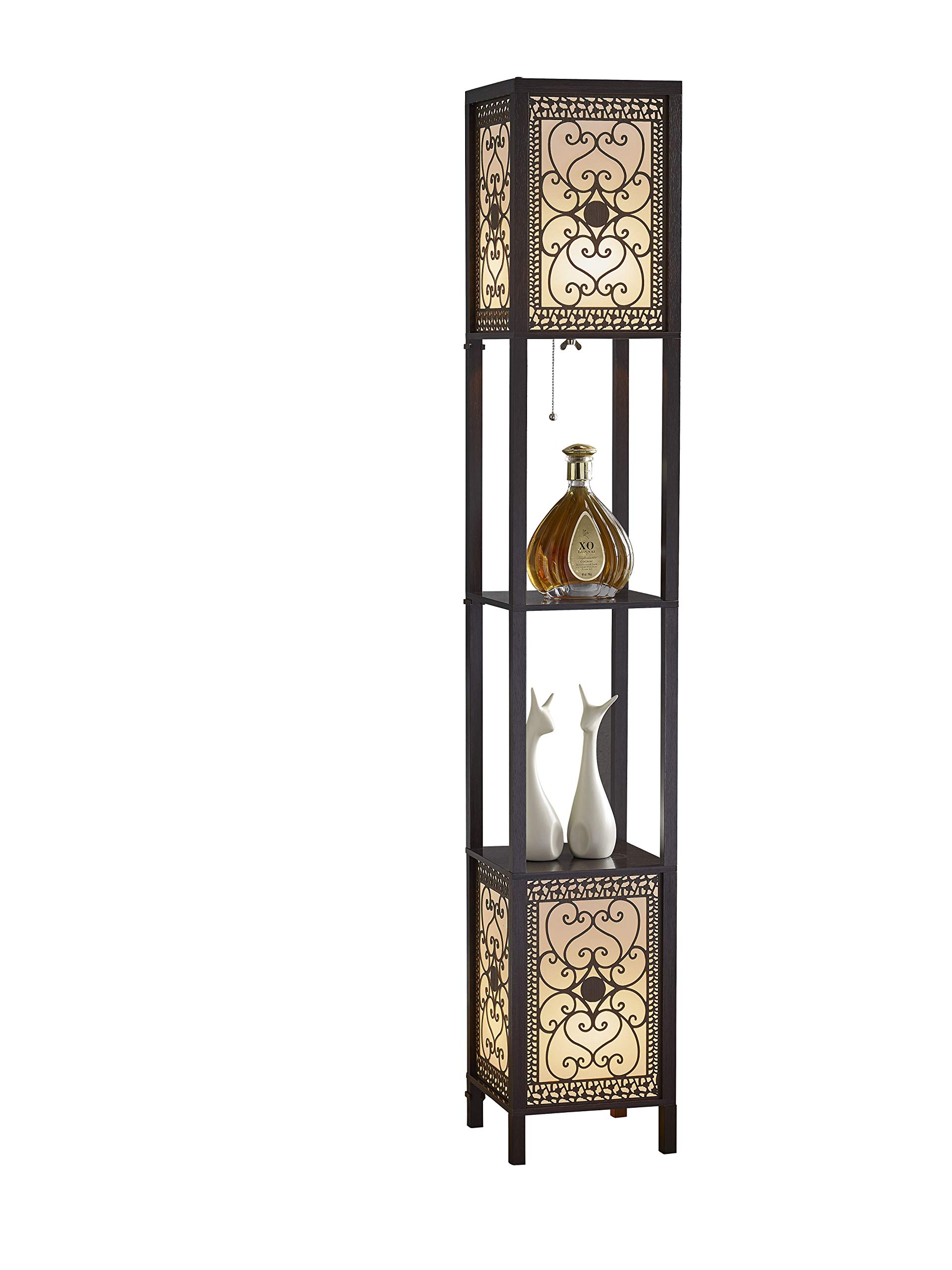 Artiva USA "Infinity Heart 2-Light Shelf Floor lamp