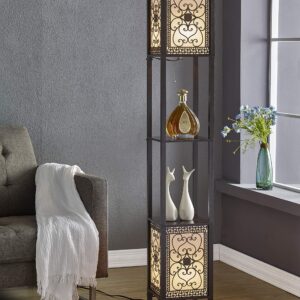 Artiva USA "Infinity Heart 2-Light Shelf Floor lamp