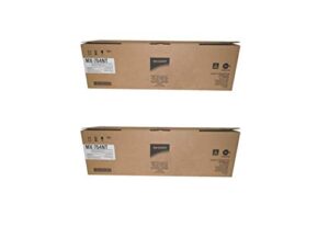 mx754nt genuine sharp toner cartridge 2 pack, 83000 page-yield per ctg, black