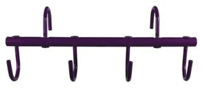 professionals choice tail tamer 6-hook tack rack purple