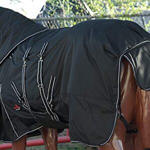 HILASON Medium 1200D Winter Waterproof Horse Neck and Body Blanket -72 Inches | Horse Blanket | Horse Blankets for Winter Waterproof | Horse Turnout Blanket | Horse Turnout