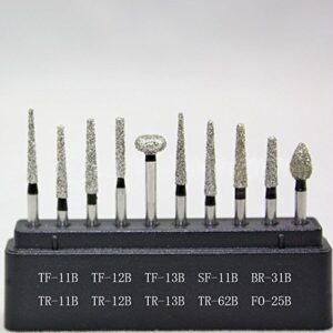 pwhite 10pcs diamond burs fg diamond burs