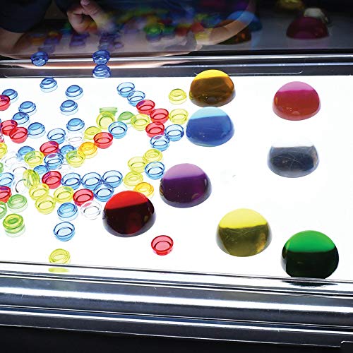 Constructive Playthings Light Panel Exploration Tray for Translucent Accessories or Water