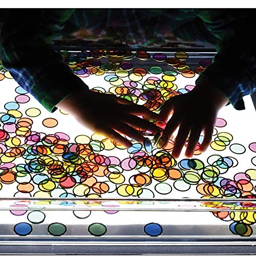 Constructive Playthings Light Panel Exploration Tray for Translucent Accessories or Water