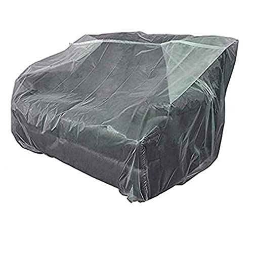 STARTWO Furniture Cover Plastic Couch Cover Heavy Duty Water Resistant Thick Clear | Sofa Slipover for Moving and Long Term Storage 42”(Width) x 92”(Depth) x 42"(Height)