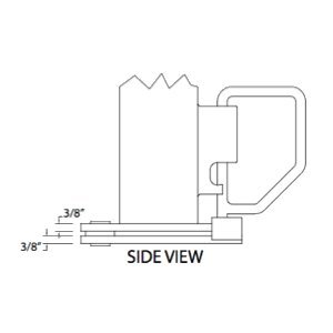 AMPLOCK U-GNB gooseneck Coupler Trailer Lock (fits on «Bull Dog» and Imported gooseneck Hitch) | Made in Canada